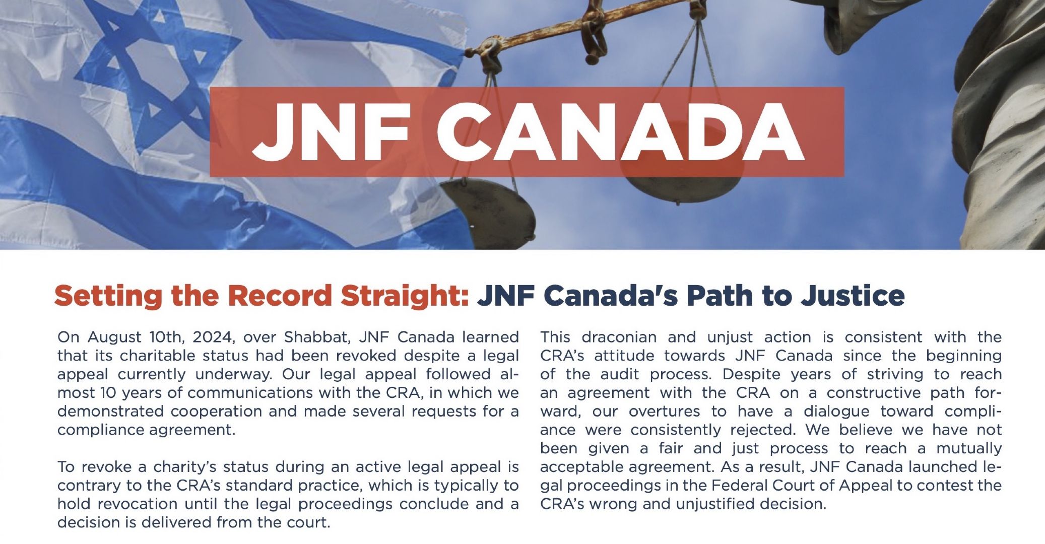 JNF Canada - Building the Foundations of Israel's Future